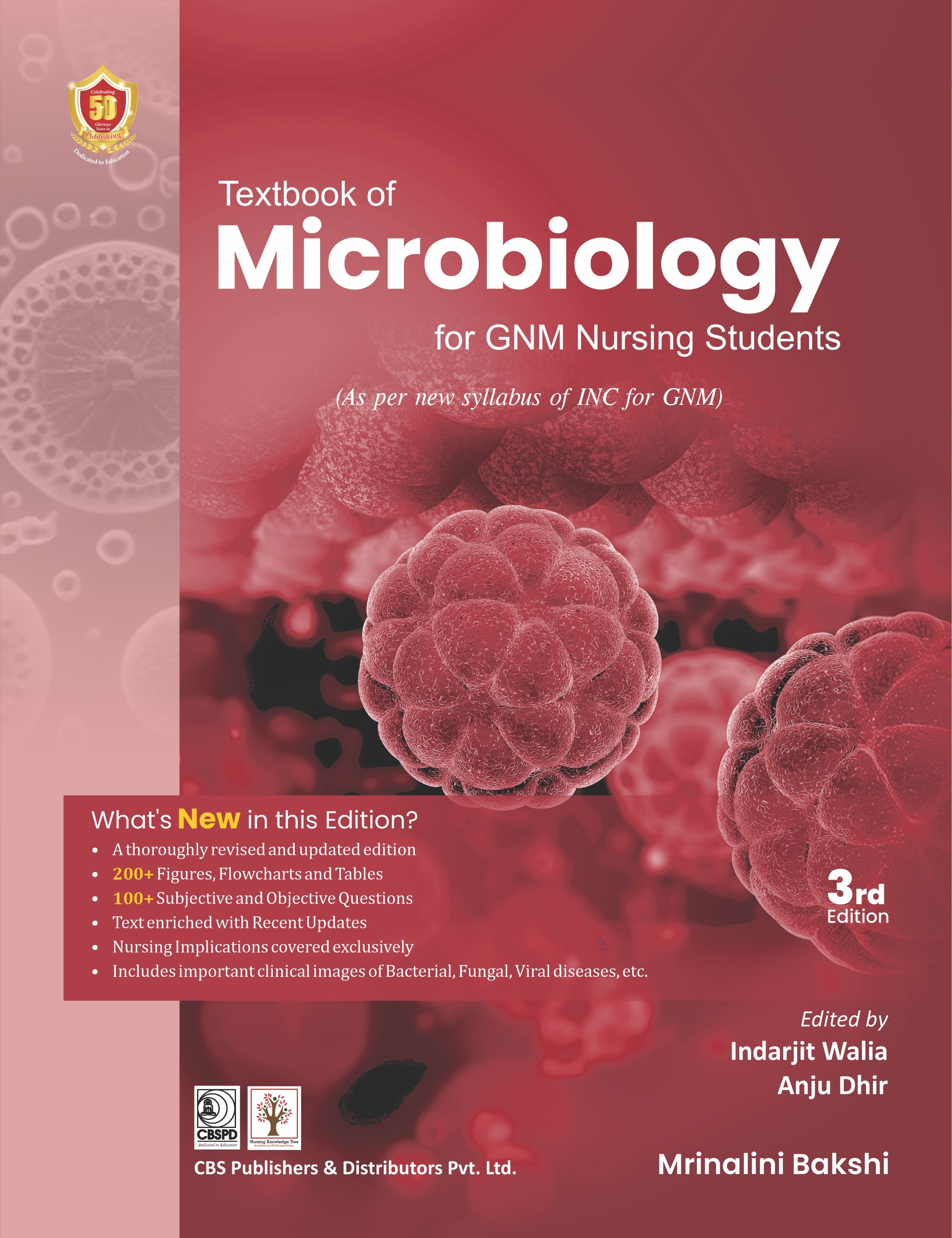 Textbook of Microbiology for GNM Nursing Students (As per the INC ...